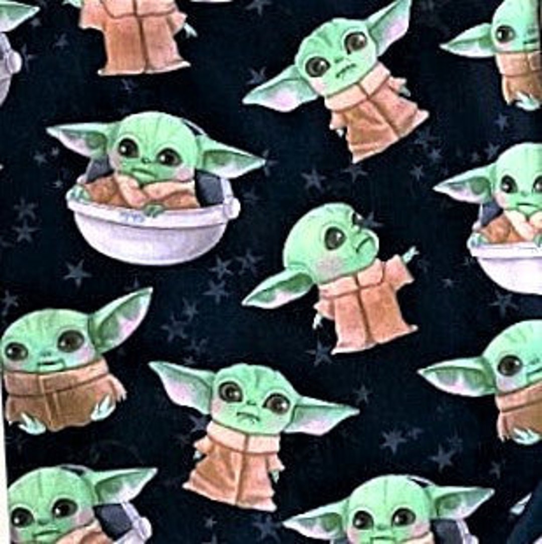 Baby Yoda Too Cute I Am Super SOFT Yoga Band CAPRI Leggings Star Wars ...