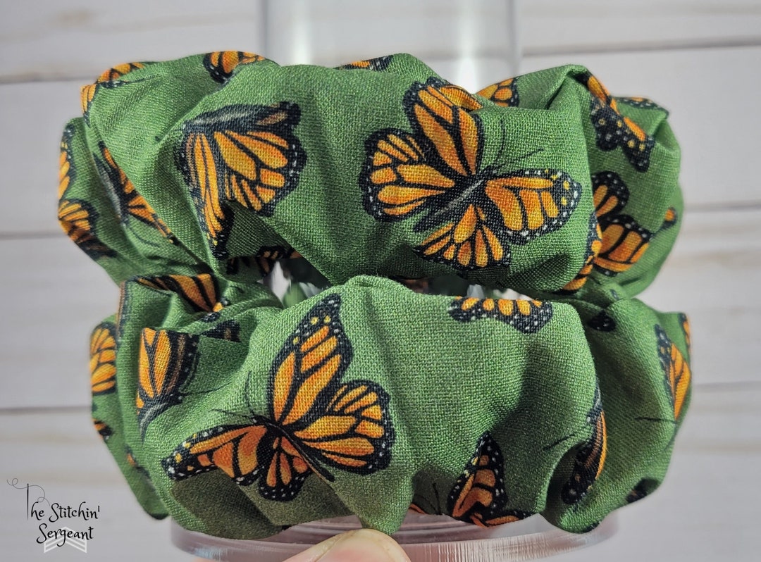 Monarch Butterfly Scrunchie | Monarch Scrunchie | Butterfly Scrunchie ...