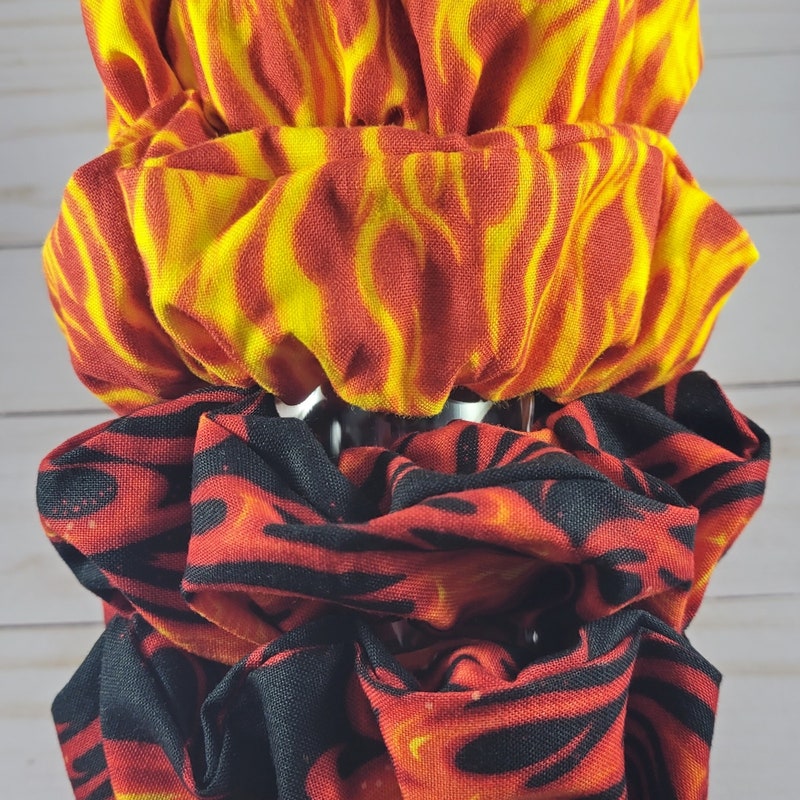 Fire Hair Scrunchie - Etsy