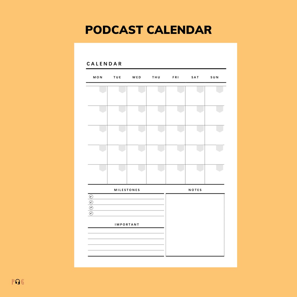 Editable Podcast Planner Bundle, Printable Podcast Planner Checklist ...