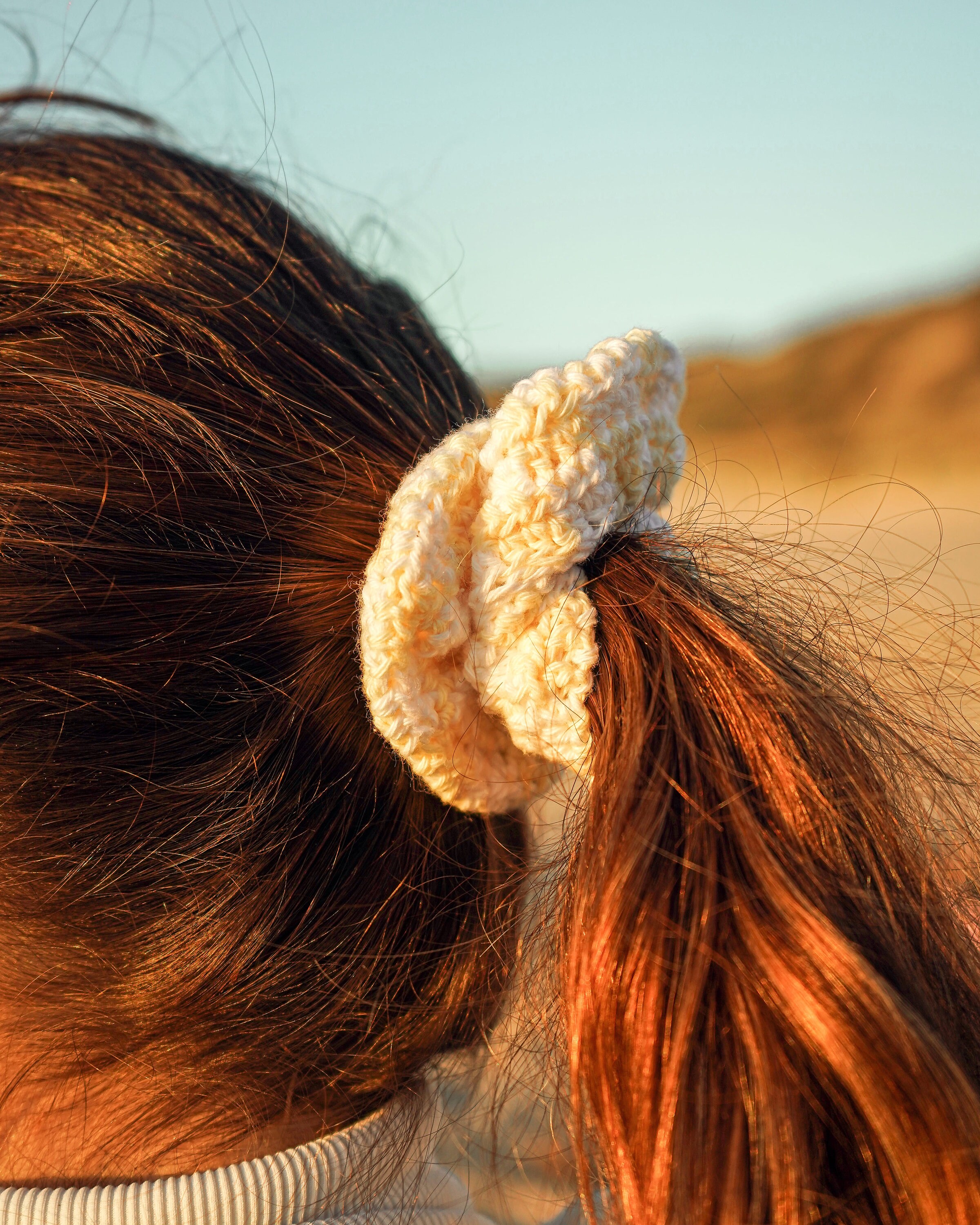 Hair Scrunchie/ Scrunchie Crochet/ Hair Accessories/ Handmade Scrunchie ...