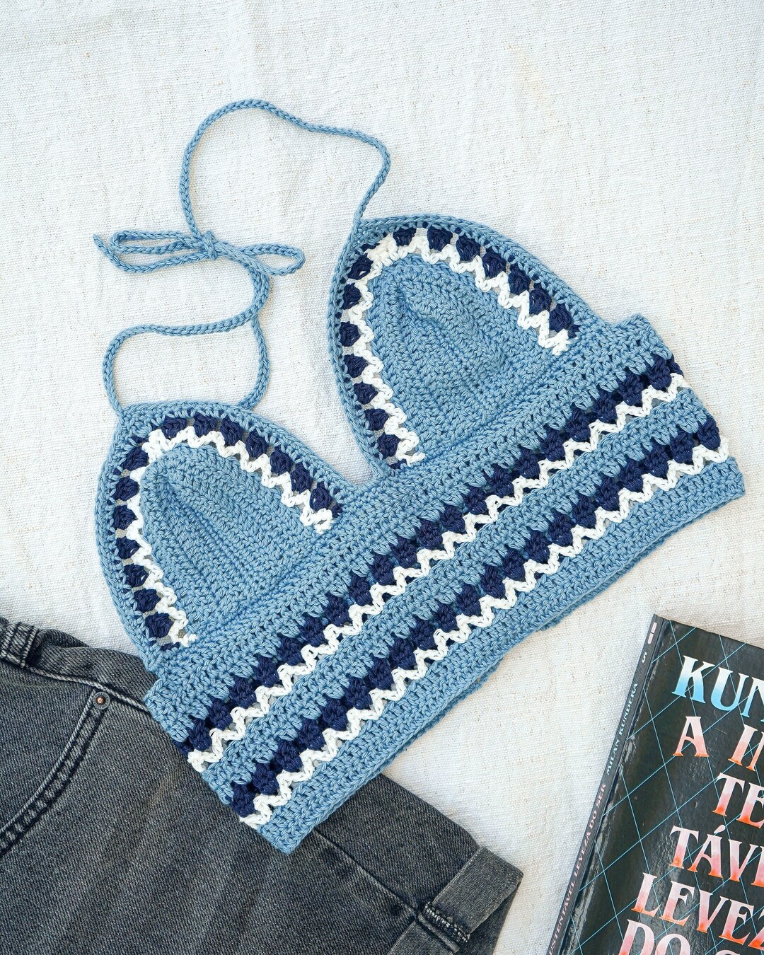 Finished Crochet Tops, Crochet Sleeveless Top, Handmade Crochet Top ...