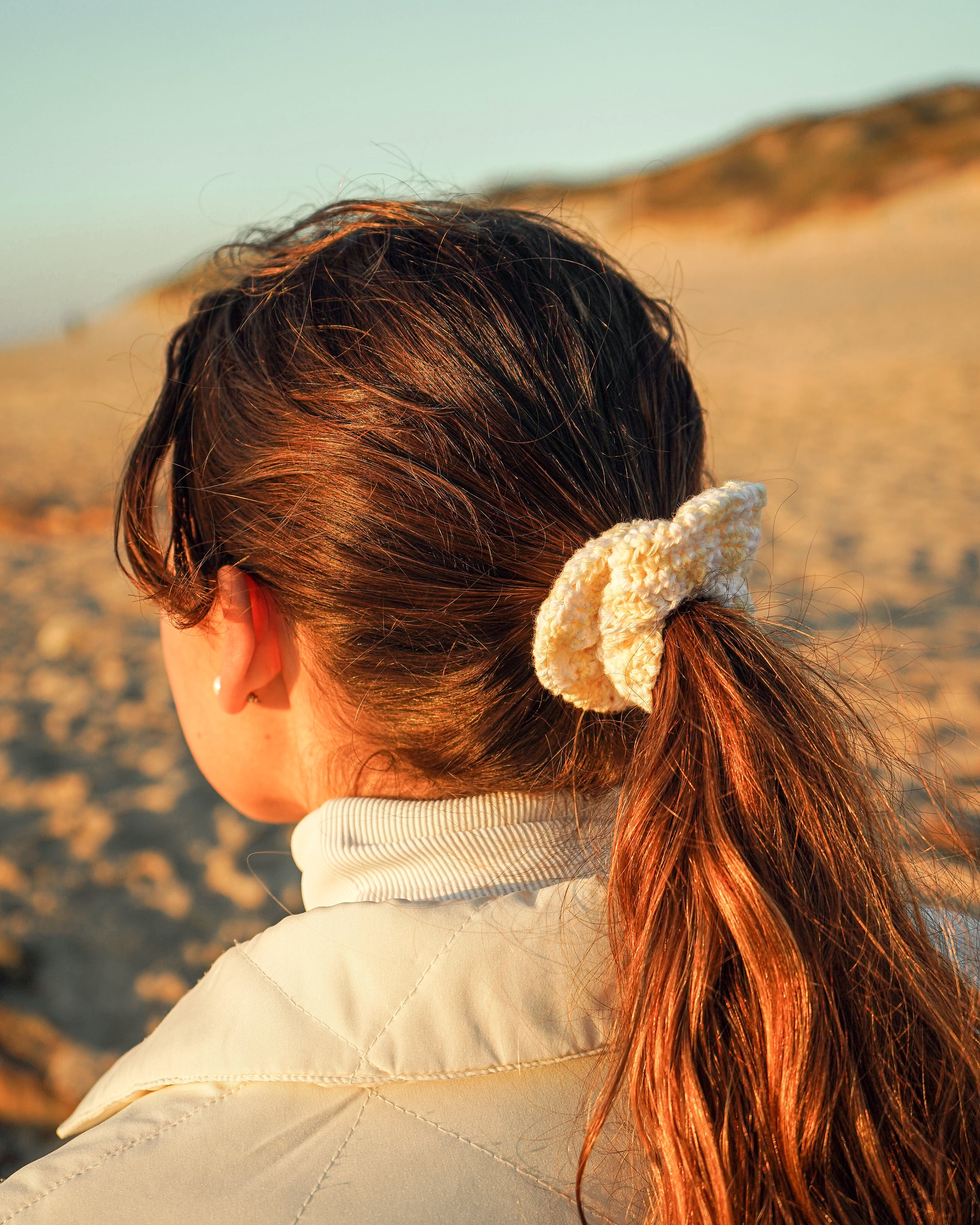 Hair Scrunchie/ Scrunchie Crochet/ Hair Accessories/ Handmade Scrunchie ...