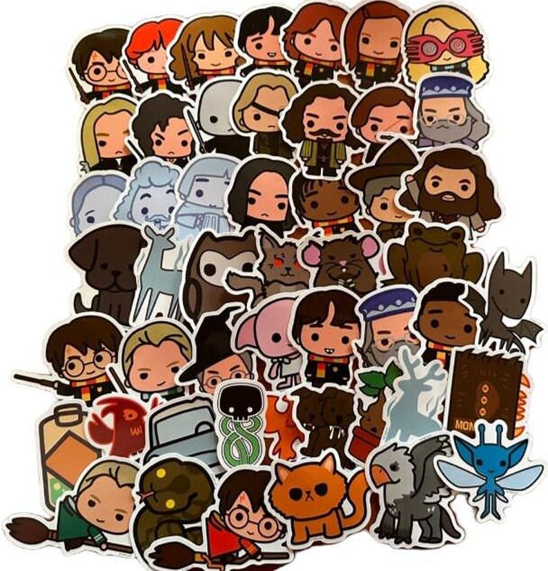 Harry Potter Stickers | Random Sticker Pack for Laptop, Phone Case ...