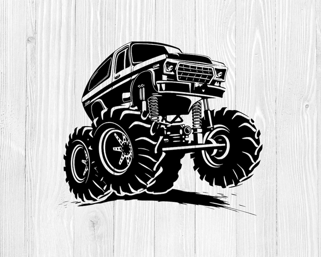 Monster Truck SVG. Monster Jam SVG. Truck Files for Cricut. 4X4 off ...