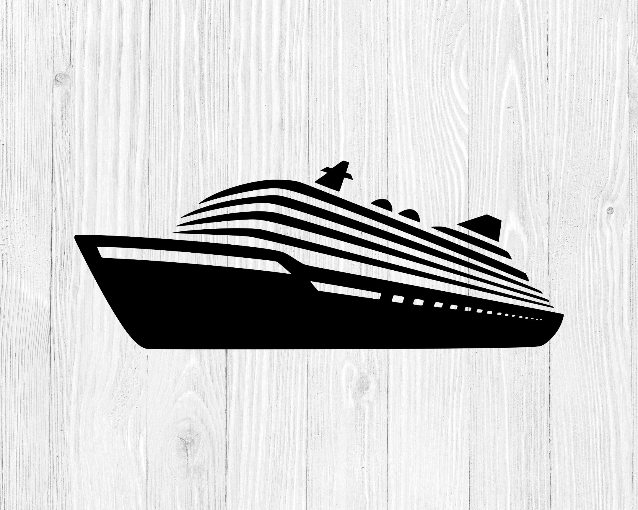 Cruise Ship SVG, Cruise SVG, Transportation Svg, Cruise Boat Svg, Dxf ...