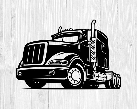 Semi Truck Svg Vector Graphics Easy to Use. Perfect for Your - Etsy