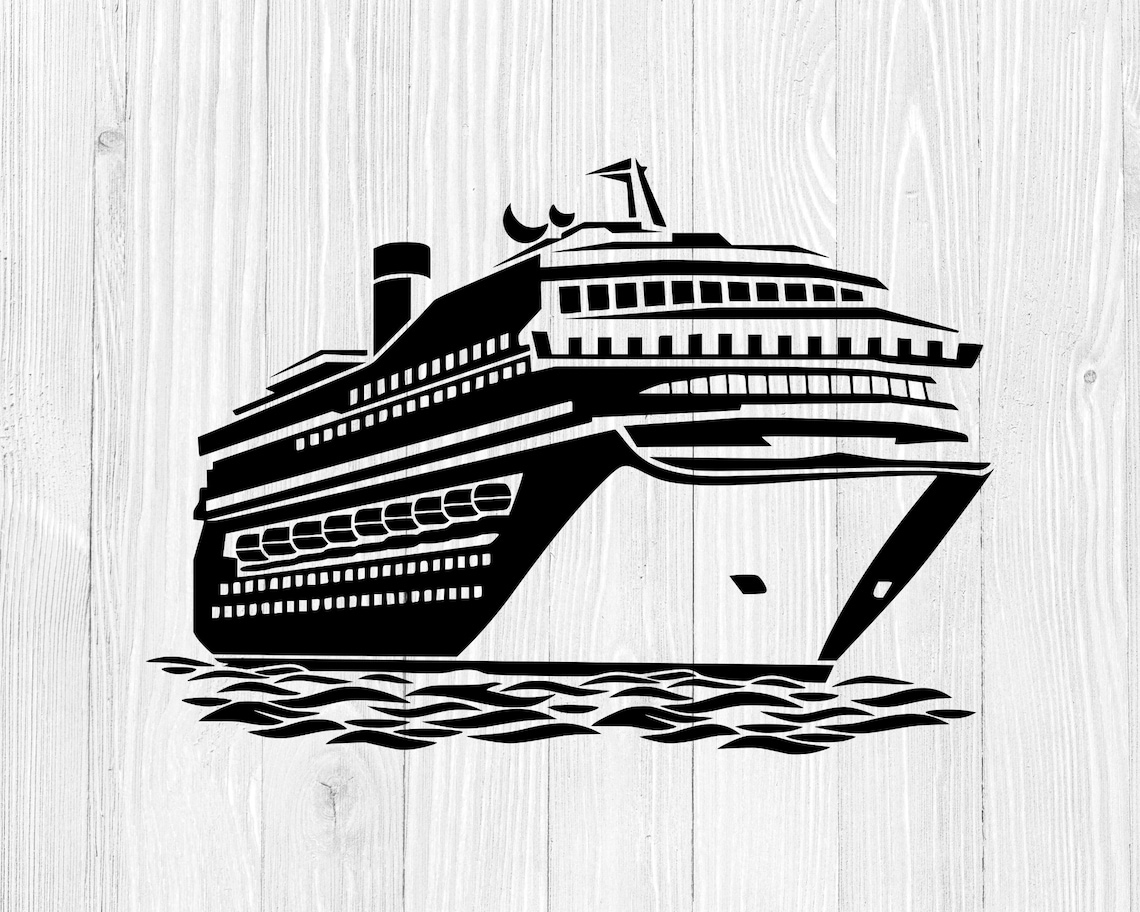Cruise Ship SVG, Cruise SVG, Transportation Svg, Cruise Boat Svg, Dxf ...
