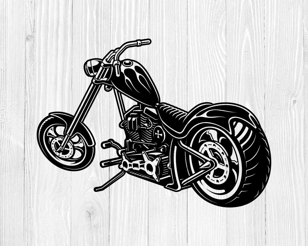 Motorcycle SVG. Biker SVG. Motorbike SVG Files for Cricut. Motorcycle ...