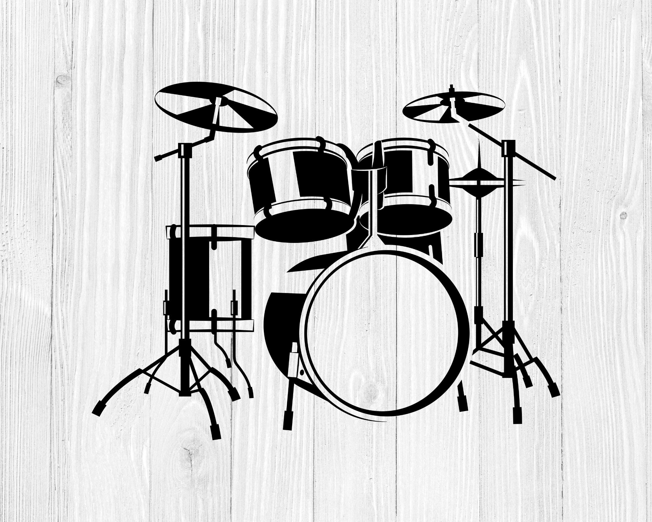 Drums SVG, Drums Clip Art, Drums Files for Cricut, Drums Digital ...