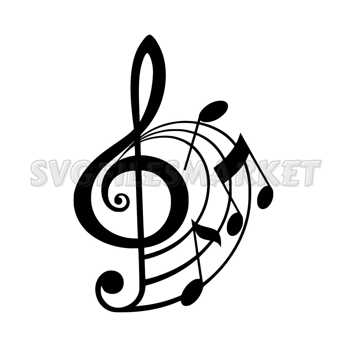 Music Notes SVG Music Notes Clip Art Music Note Svg Music | Etsy Canada