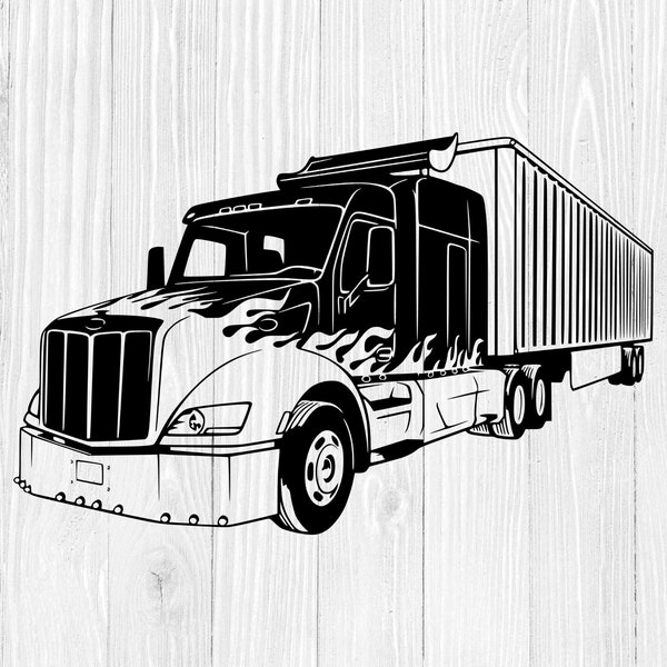 Mack Truck Svg - Etsy
