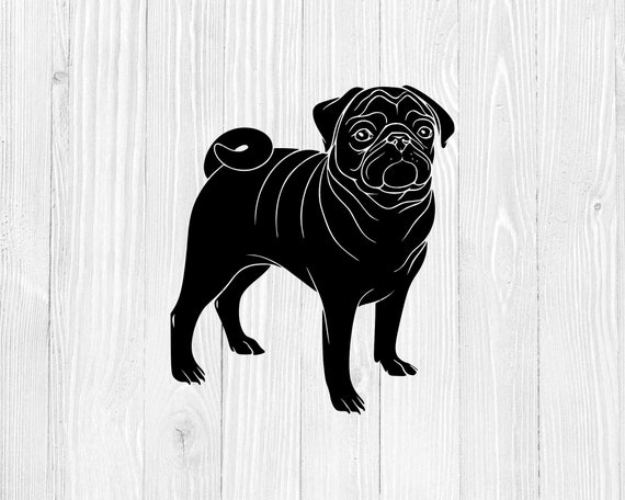 Pug SVG Vector Graphics. Easy to Use. Perfect for Your - Etsy