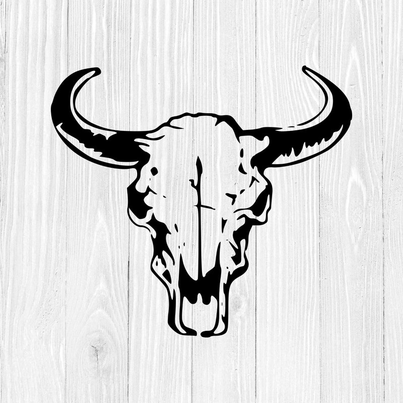 Cow Head Decal - Etsy