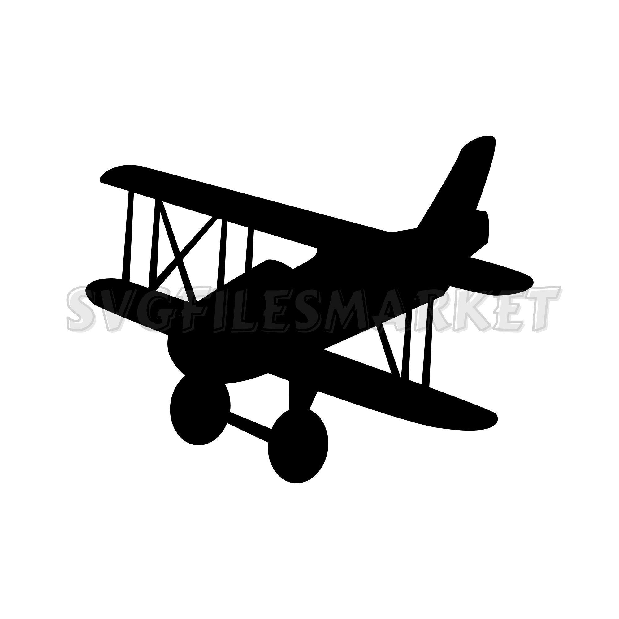 Kids' Crafts Plane Airplane SVG Eps Dxf Instant Download for Cricut ...