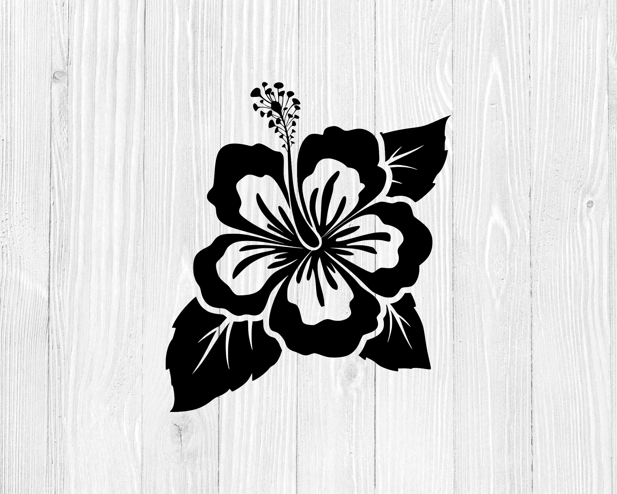 Hibiscus SVG Vector Graphics Easy to Use. Perfect for Your - Etsy