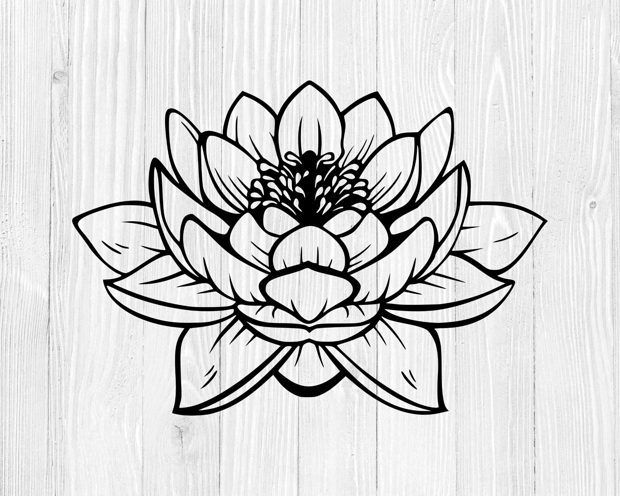 Lotus SVG, Vector Graphics, Easy to Use. Perfect for Your Project. Dfx ...