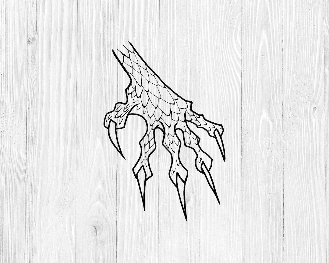 Claws of Dragon Clipart, Vector Graphics. Easy to Use. Perfect for Your ...