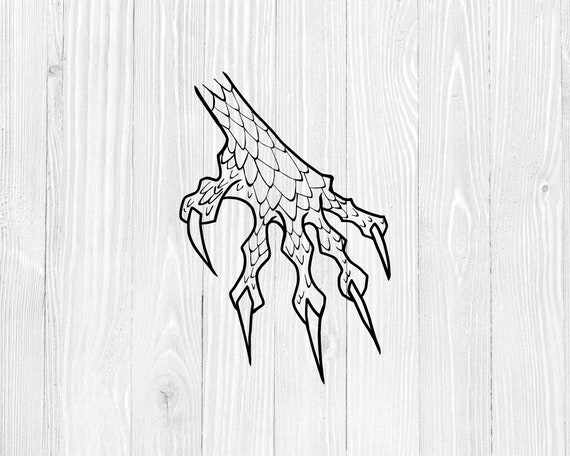 Claws of Dragon Clipart Vector Graphics. Easy to Use. Perfect - Etsy