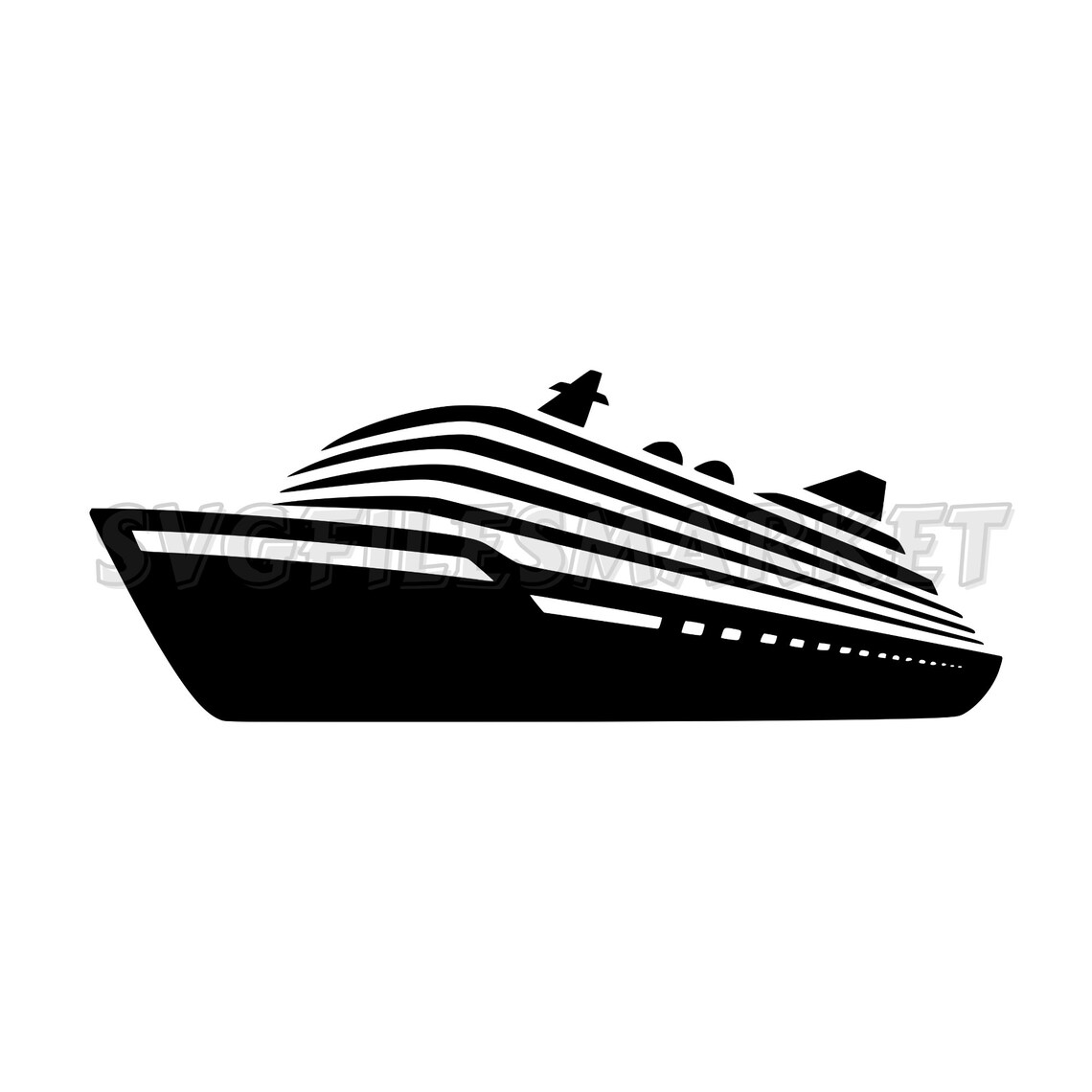 Cruise Ship SVG Cruise SVG Transportation Svg Cruise Boat | Etsy