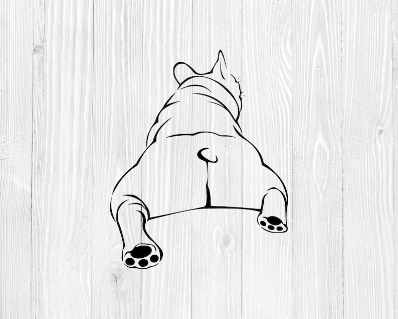 Cute French Bulldog SVG French Bull Dog Frenchie SVG Vector - Etsy