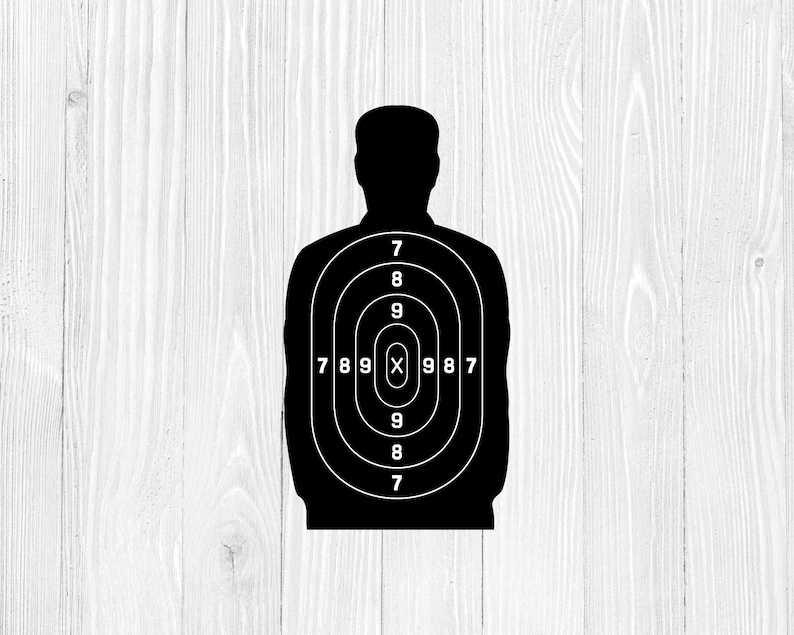 Human Target SVG, Archery Svg, Vector Graphics for Stickers T-shirts ...