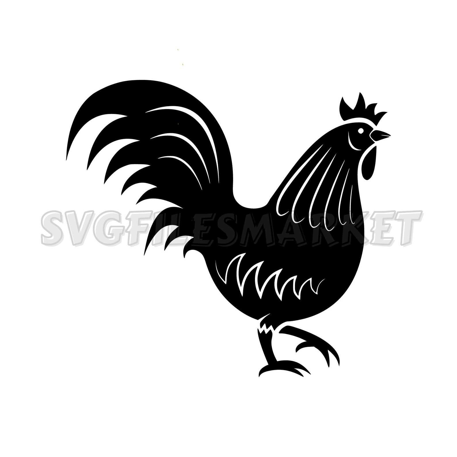 Chicken SVG Chicken Clipart Hen Svg. Dfx Eps Png Files | Etsy