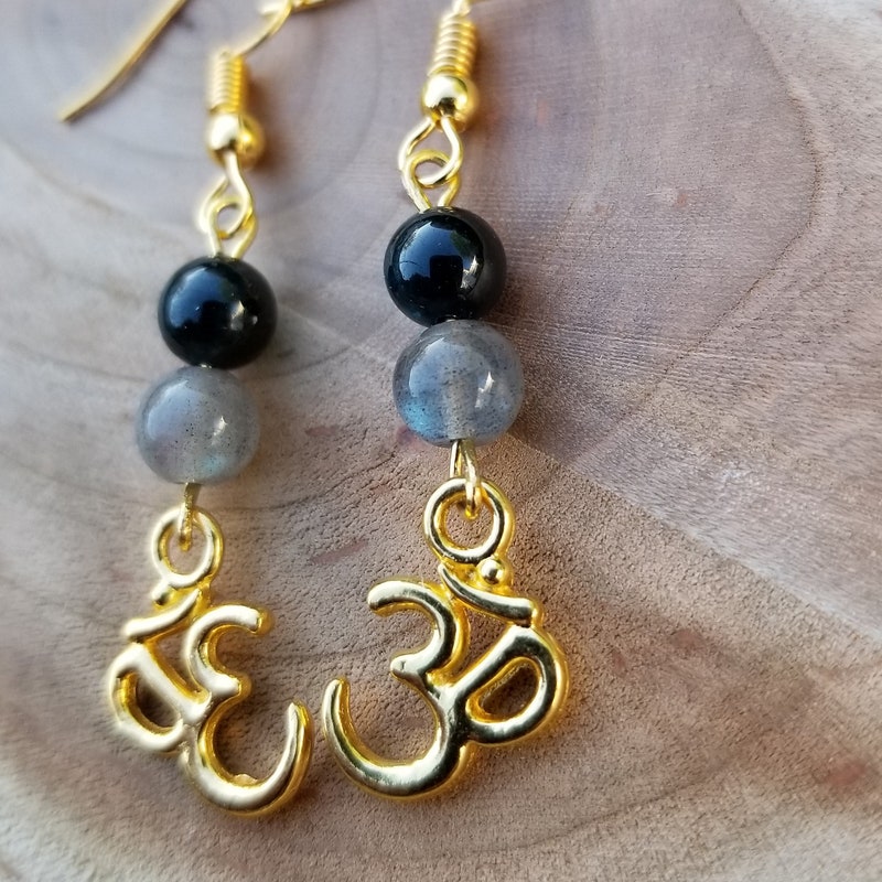Om Earrings - Etsy