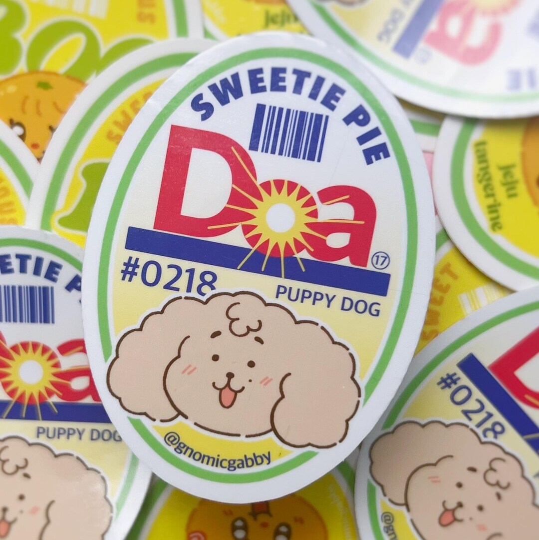 Doa Fruit Label Sticker - Etsy