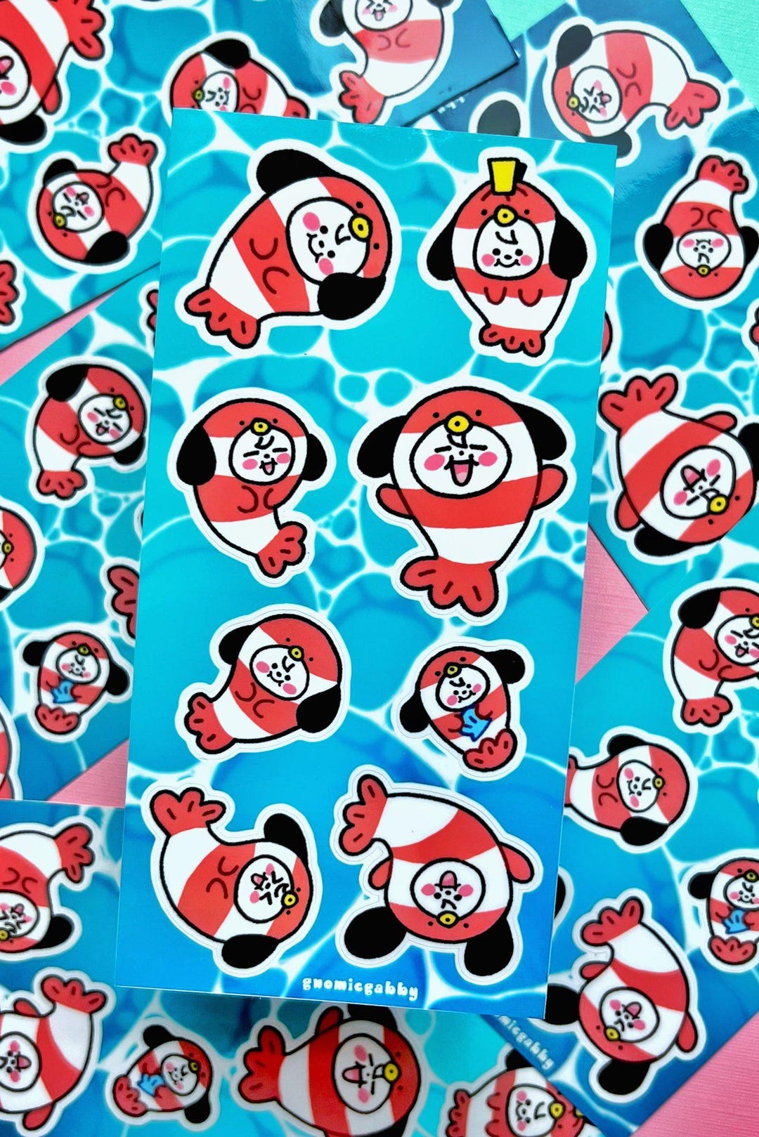 Ocean Chimmy Sticker Sheet - Etsy