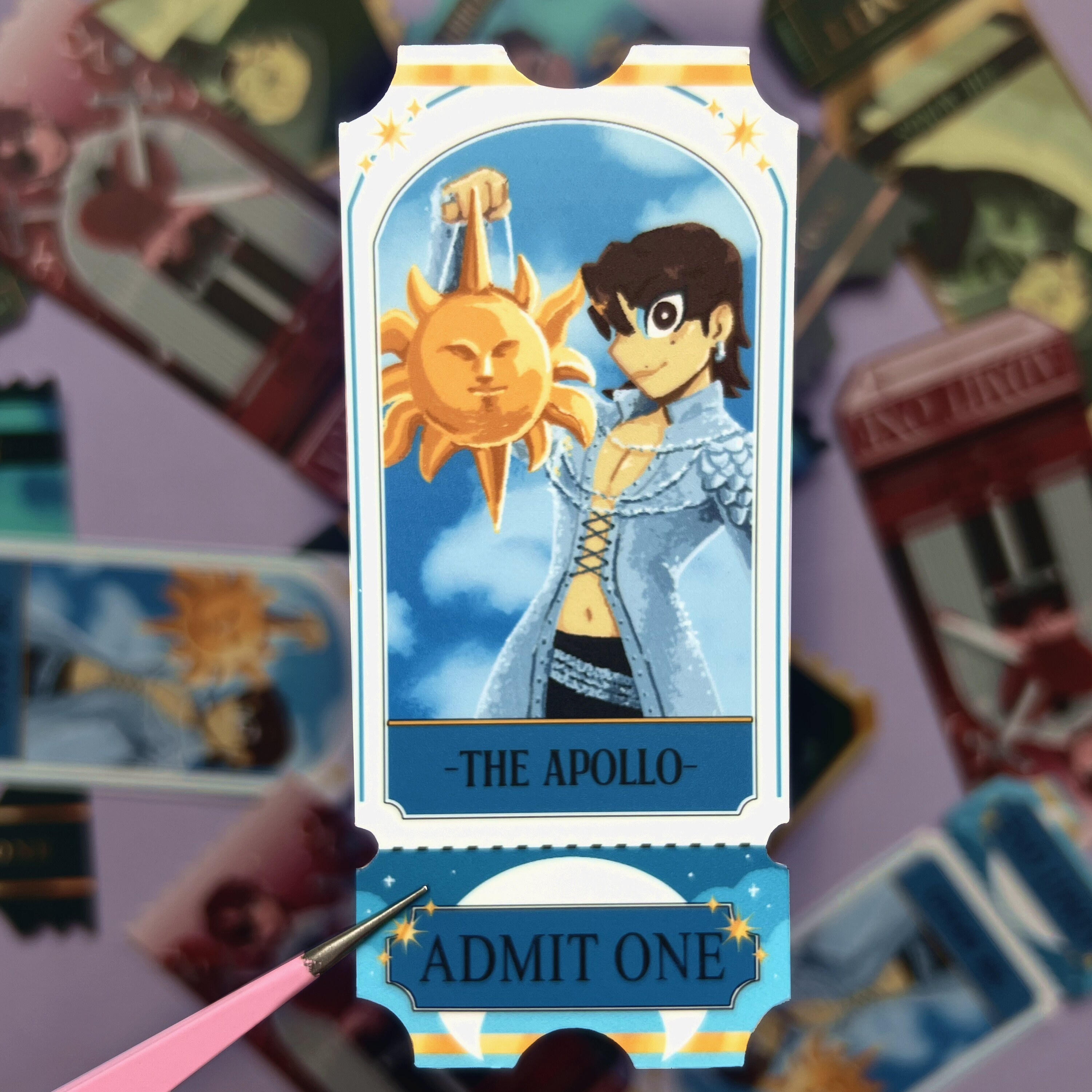 Spell Ticket Performance Unit Sticker - Etsy