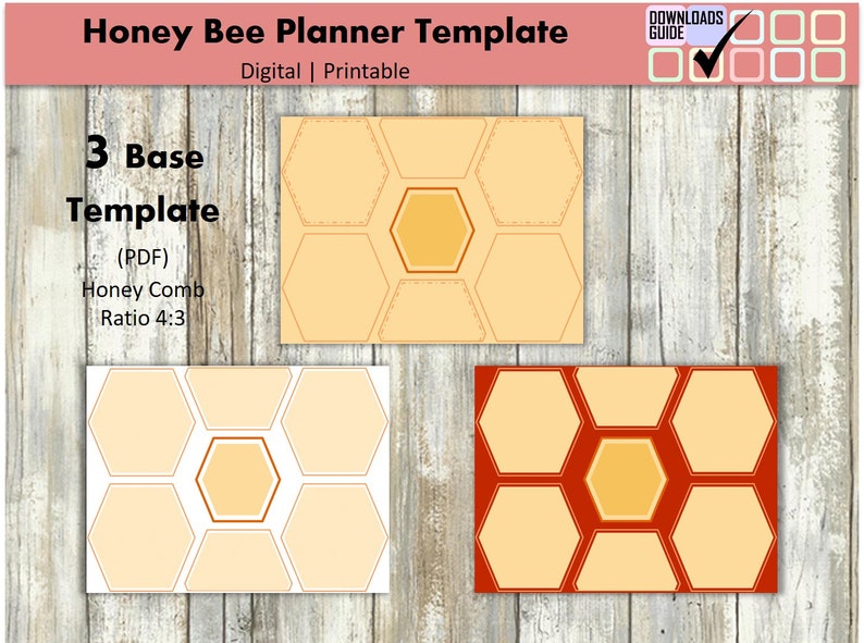 Honey Bees Planner | Template | Brain Storm | Mind Mapping | Stickers ...