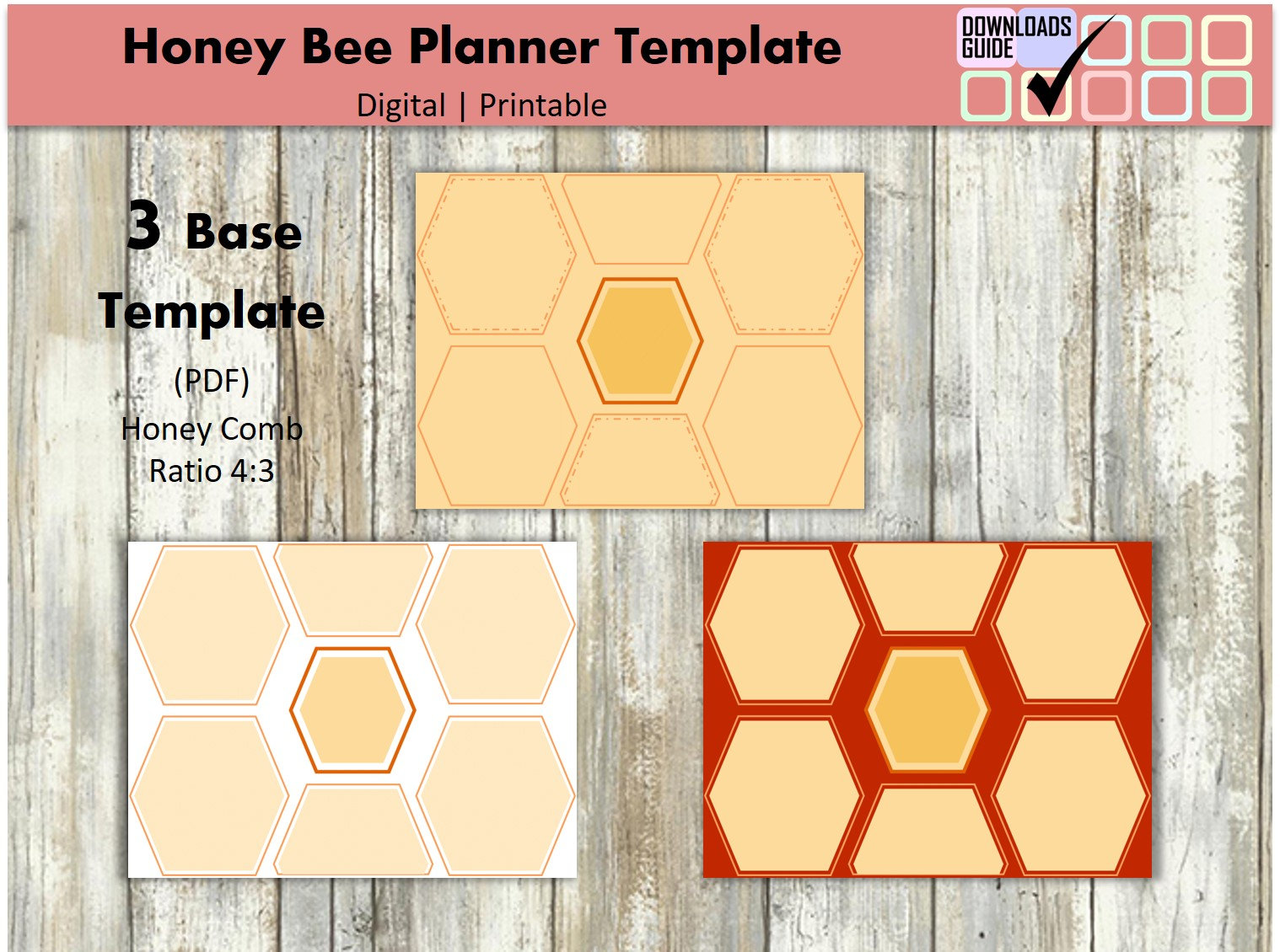 Honey Bees Planner | Template | Brain Storm | Mind Mapping | Stickers ...
