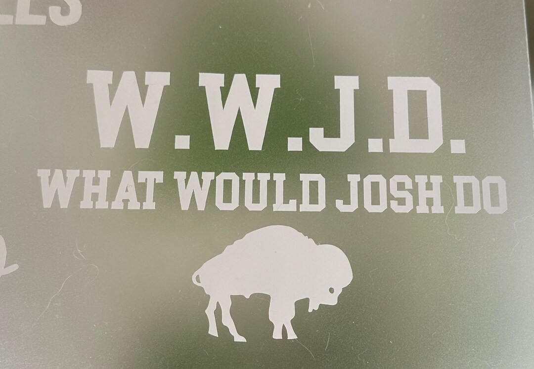 WWJD Car Decal - Etsy