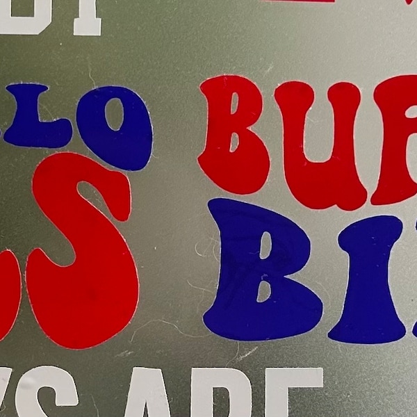 Buffalo Bills Car Decal - Etsy