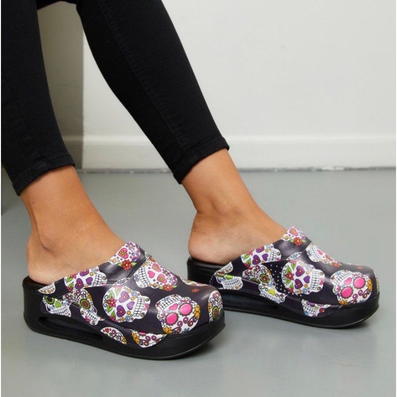 Platform Skull Shoes - Etsy UK
