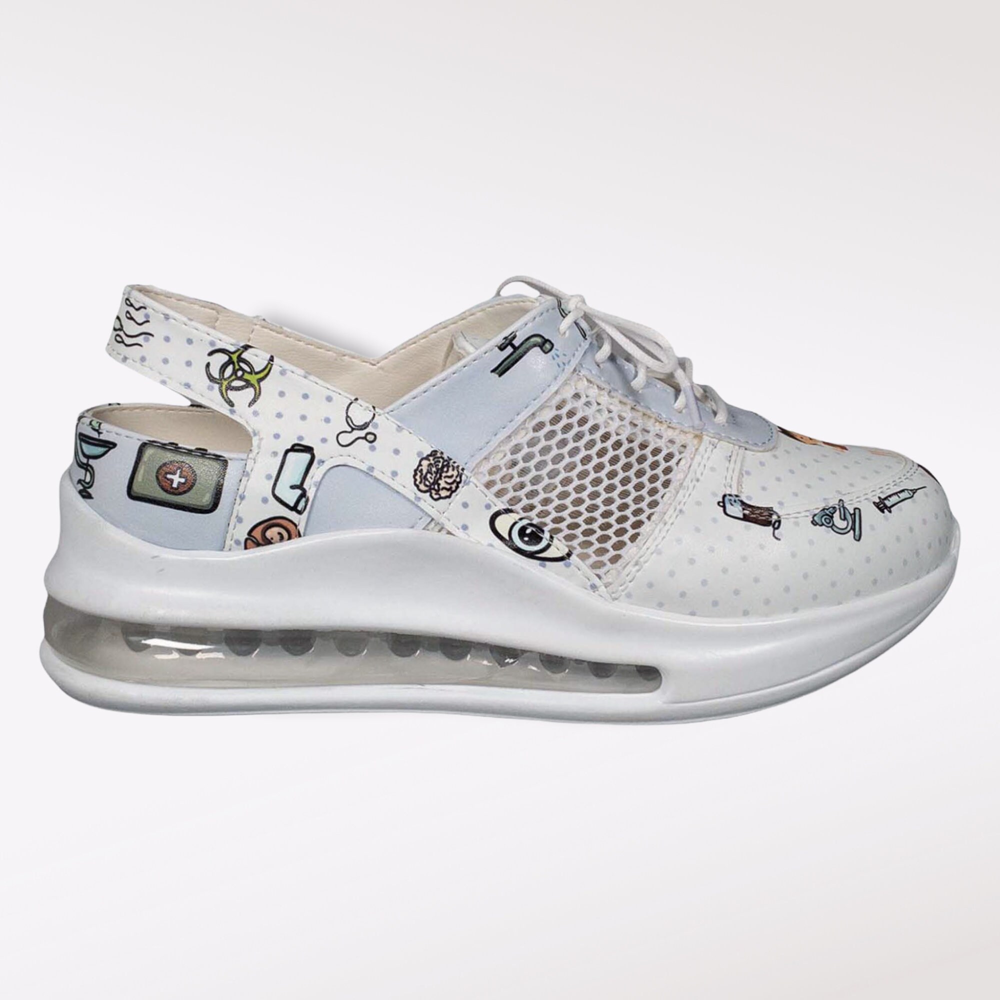 Doctor Nurse Leather Sneaker Clogs Nursing Shoes Supermax - Etsy UK