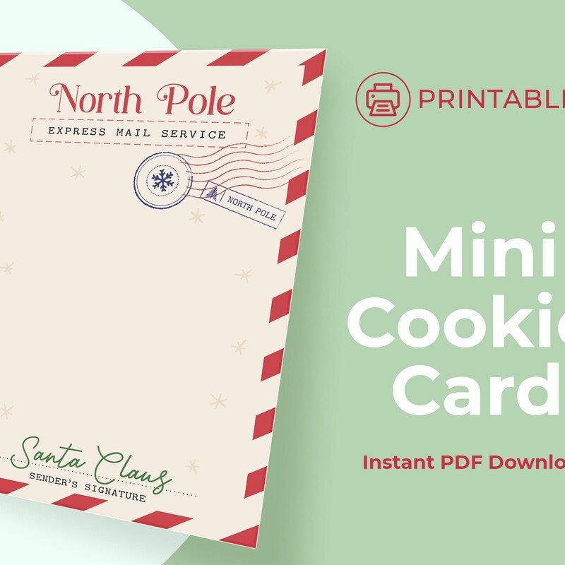 Christmas Cookie Card - Etsy