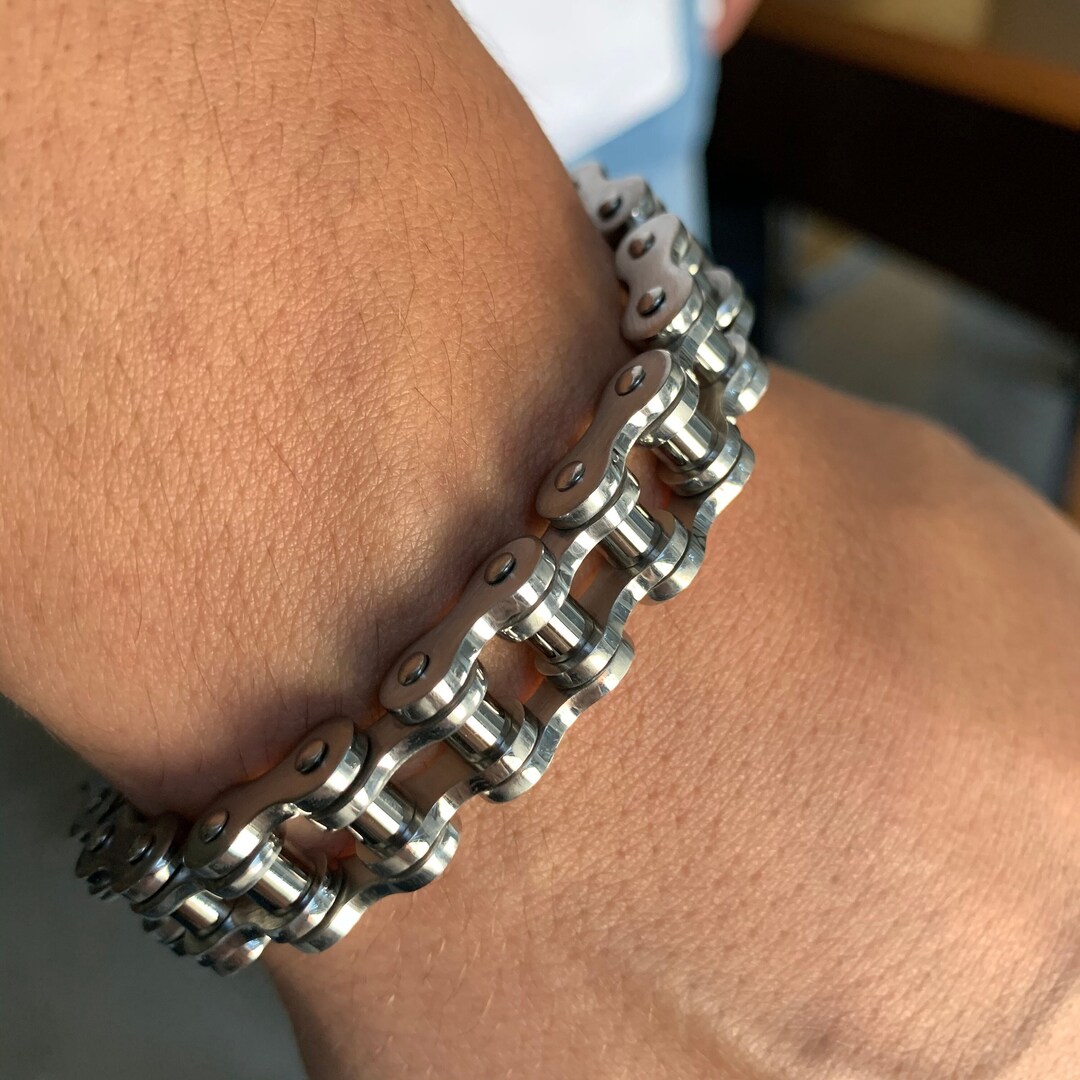 Motorbike Chain Bracelet for Bikers Gifts Armlet Wristlet Motorcycle - Etsy