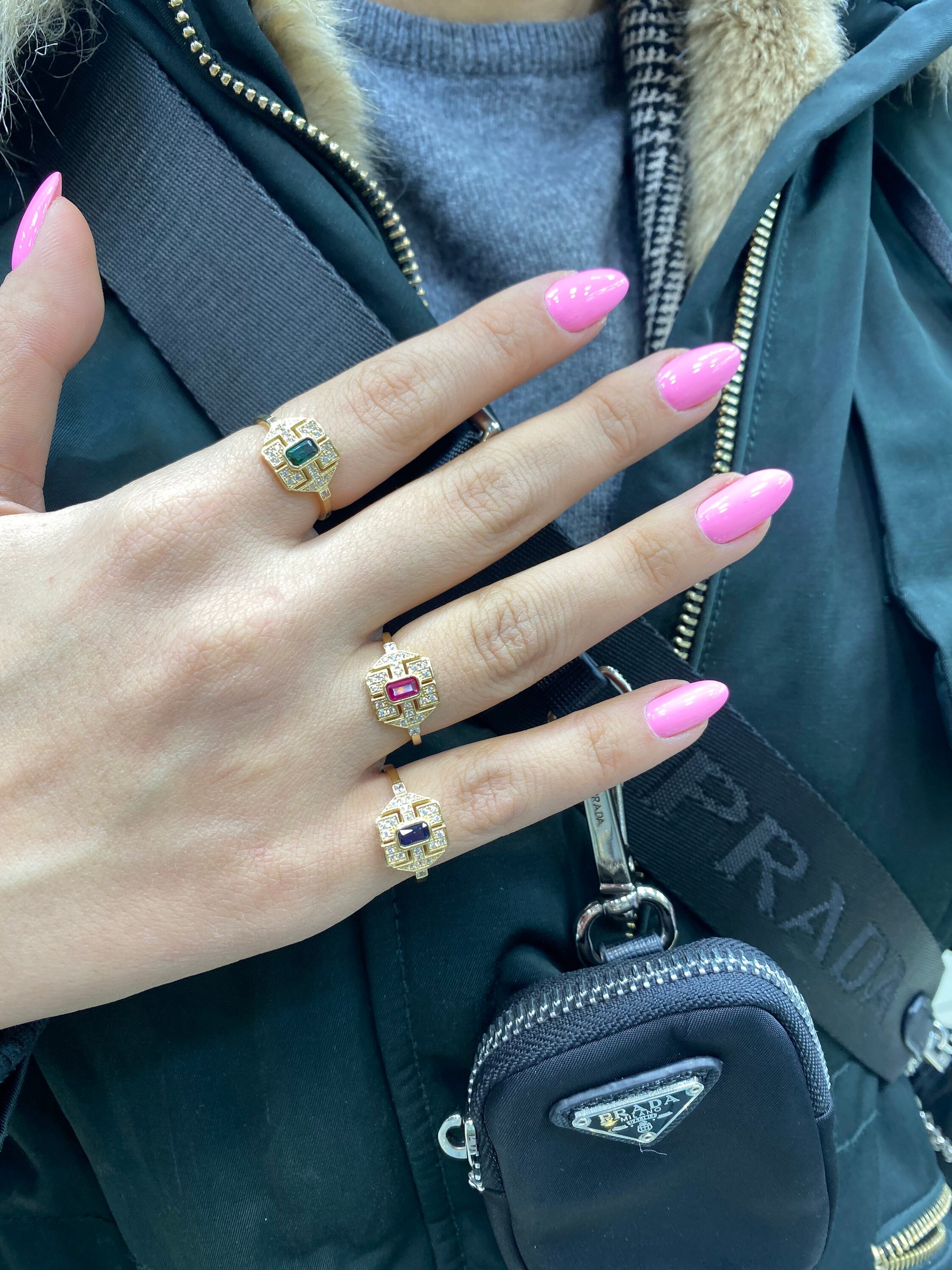 14K Solid Gold Ruby Shine Vintage Ring - Etsy