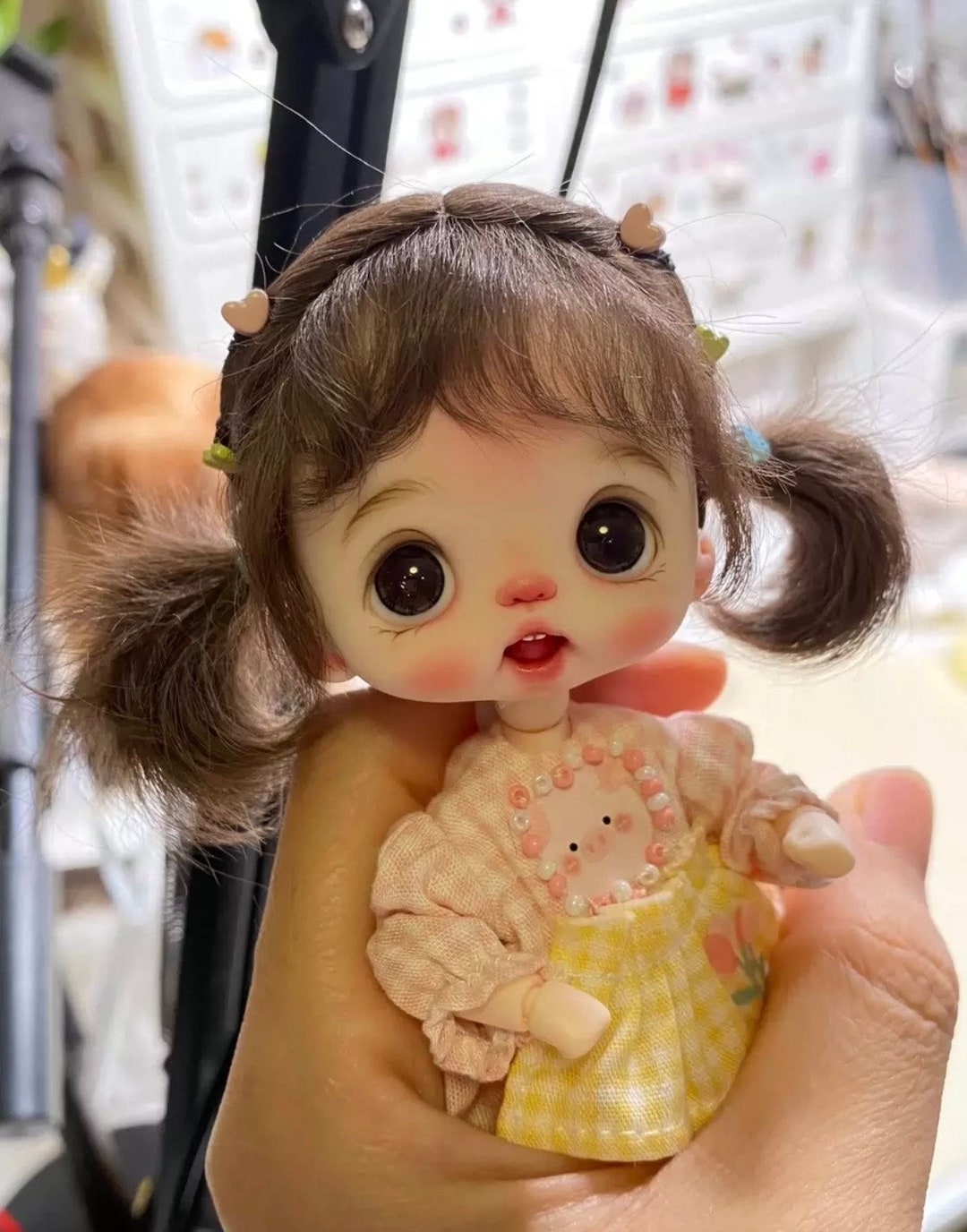Ob11 Doll, Movable Eyes, OB11 Doll,obitsu 11 Doll, Ob11 Head - Etsy
