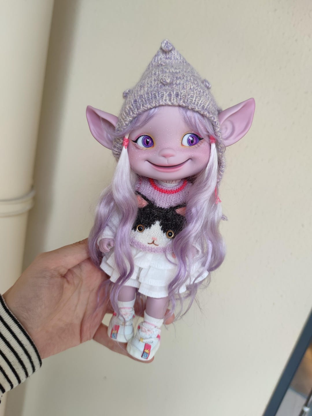 1/6 Bjd Loy, Purple Skin Elf Doll, Resin Bjd Loy Doll, Movable Eyes Loy ...