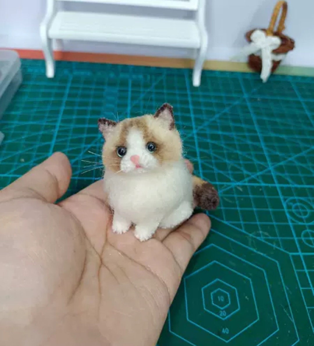 Miniature Cat,wool Stem Cat for Blythe/yosd/ob11 Doll - Etsy