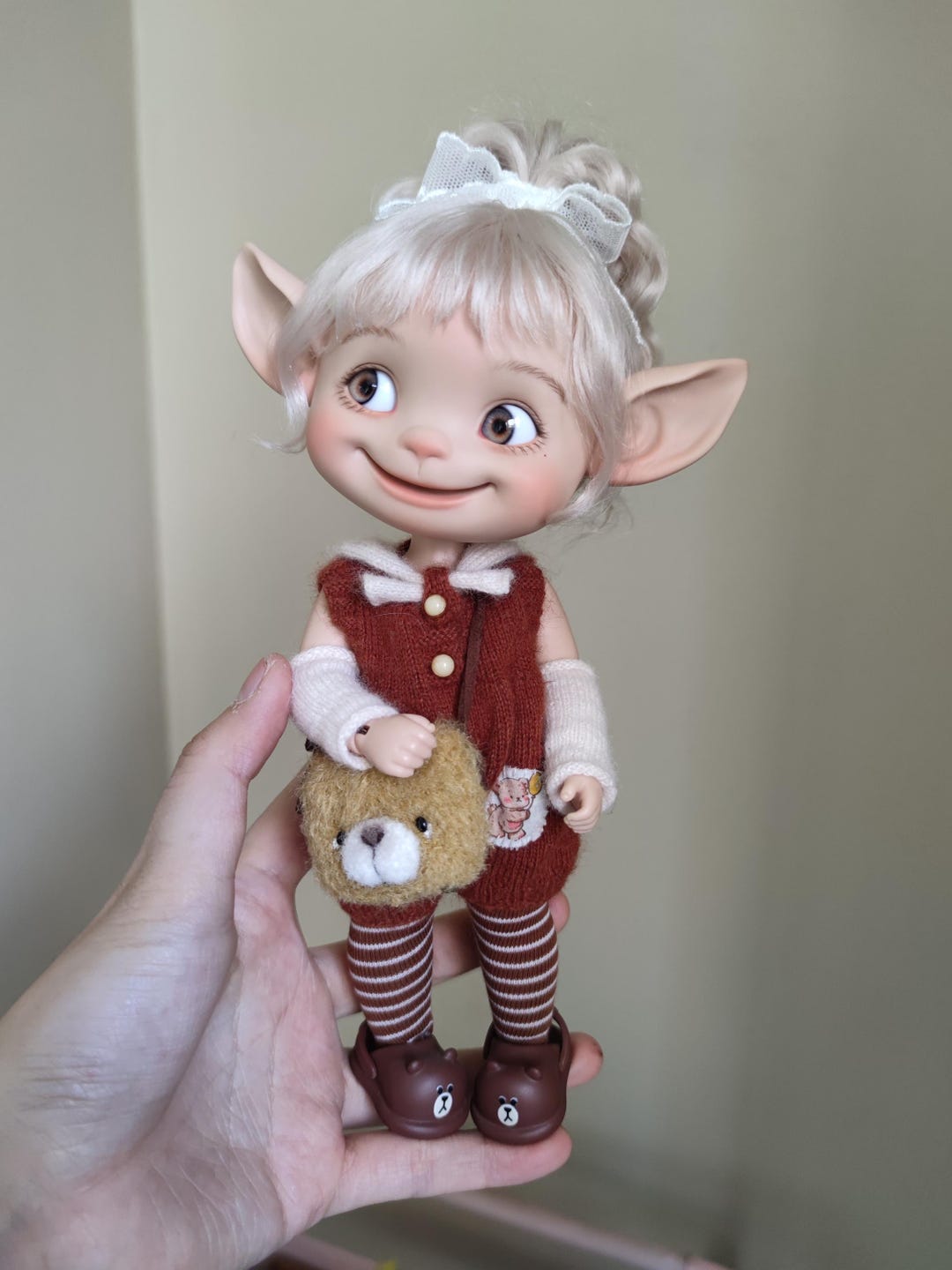 1/6 Bjd Loy, Dark Skin Elf Doll, Resin Bjd Loy Doll, Movable Eyes Loy ...