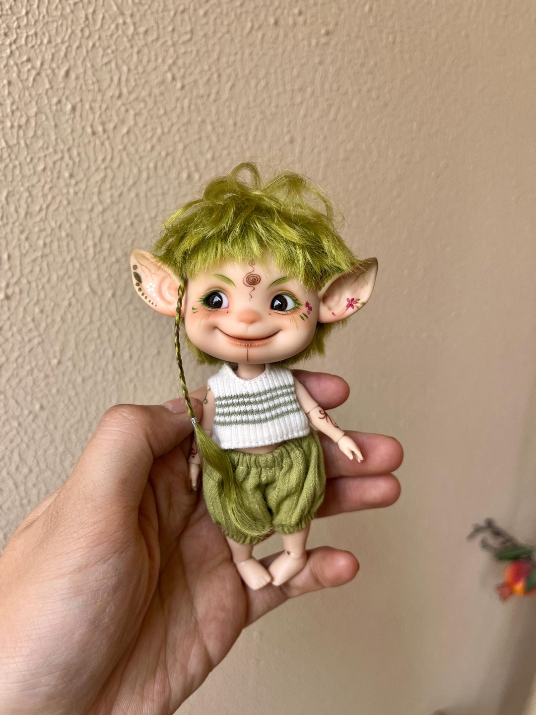 Ob11 Loy, Ob11 Elf Doll, Resin Ob11 Doll, Movable Eyes, Lucy Doll Loy ...