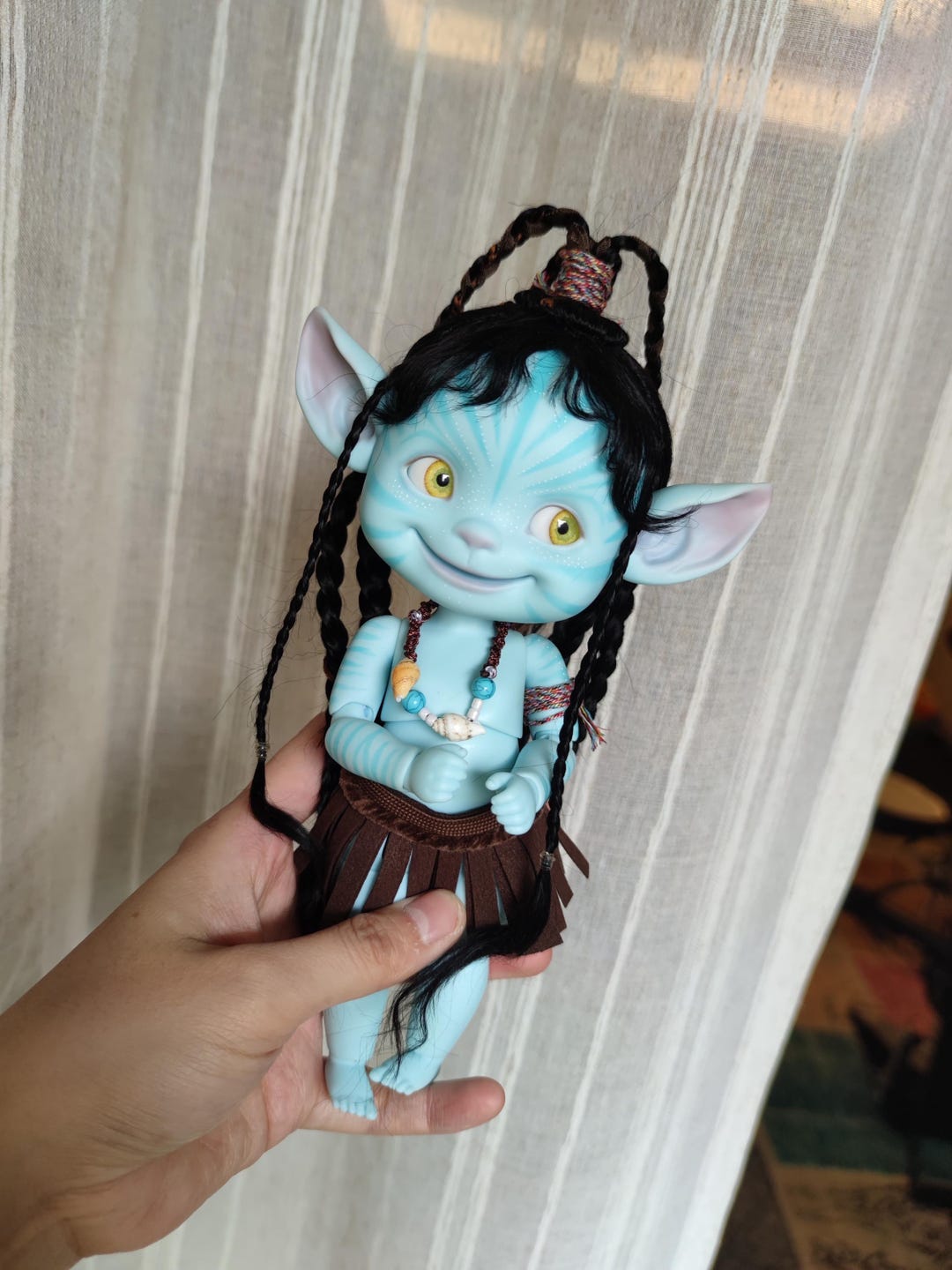 1/6 Bjd Loy, Blue Skin Elf Doll, Avatar Makeup Loy Doll, Movable Eyes ...