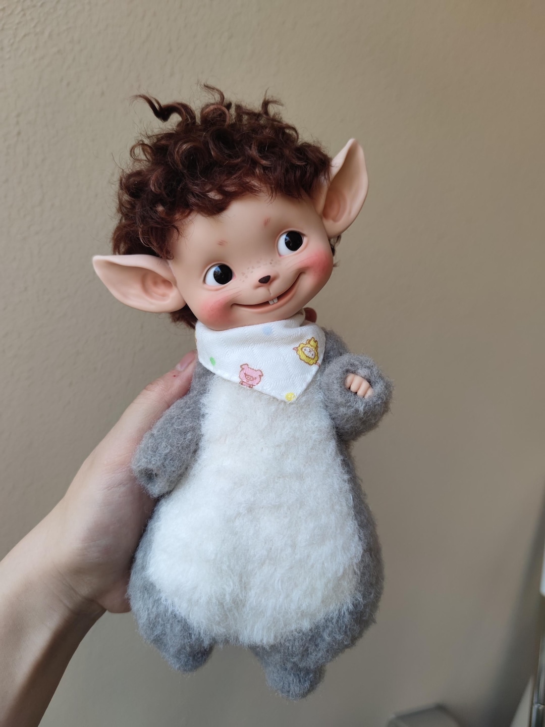 1/6 Bjd Loy, Dark Skin Elf Doll, Mouse Makeup Loy Doll, Movable Eyes ...