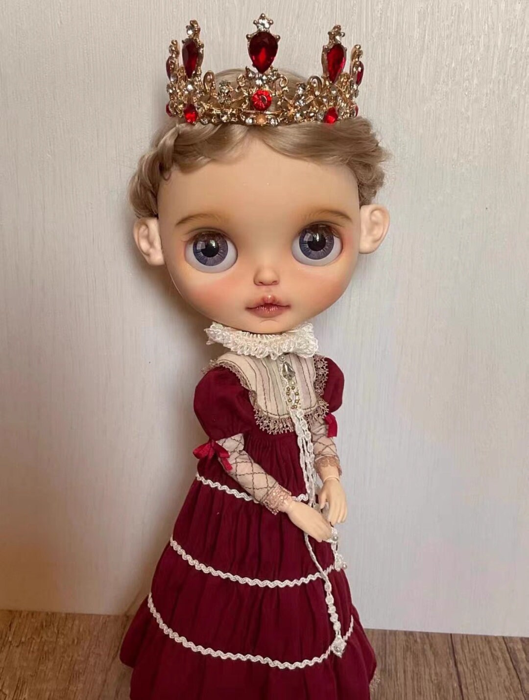 Blythe Three-piece Set, Blythe Queen Dress,blythe Crown , OB22 Dress ...