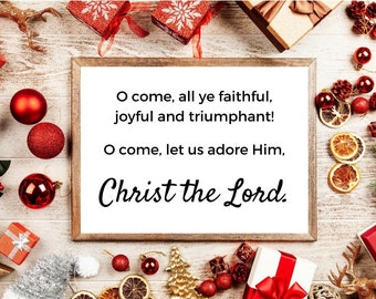 Come All Ye Faithful - Etsy