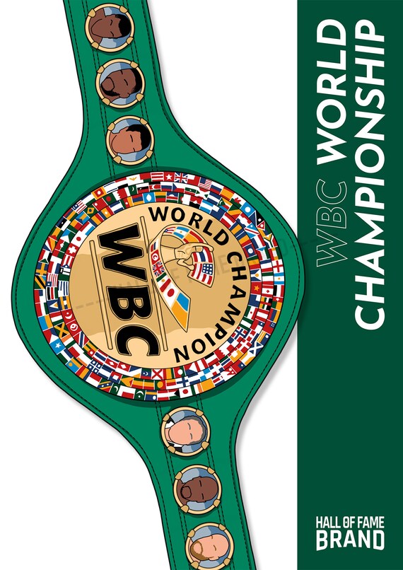 Music & Movie Posters Boxing WBA World Championship Belt Poster Print ...